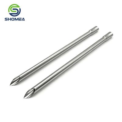 China SHOMEA Medical Grade Stainless Steel Tear Sheath Needle with Side Port & Cutting Edge for sale