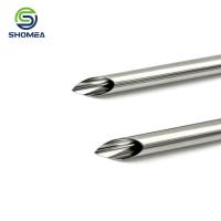 China SHOMEA Medical Grade Stainless Steel Tear Sheath Needle with Side Port & Cutting Edge for sale
