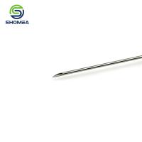 China SHOMEA Medical Grade 21G Interventional Puncture Needle with Green Luer Lock Hub for sale