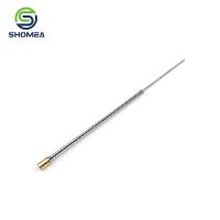 China SHOMEA Medical Grade Nitinol Replacement Core with Stainless Steel Spring Sheath & Gold-Plated Luer Lock Base for sale