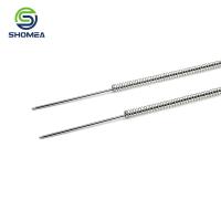 China SHOMEA Medical Grade Nitinol Replacement Core with Stainless Steel Spring Sheath & Gold-Plated Luer Lock Base for sale