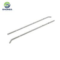 China SHOMEA Medical Grade Stainless Steel Plasma Outer Tube with Side Holes & Angled Tip for sale