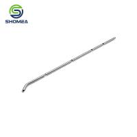 China SHOMEA Medical Grade Stainless Steel Plasma Outer Tube with Side Holes & Angled Tip for sale