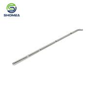 China SHOMEA Medical Grade Stainless Steel Plasma Outer Tube with Side Holes & Angled Tip for sale