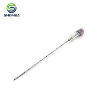 China SHOMEA Medical Grade Stainless Steel 17G Coaxial Biopsy Needle with Depth Markings & Luer Lock Hub for sale