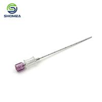 China SHOMEA Medical Grade Stainless Steel 17G Coaxial Biopsy Needle with Depth Markings & Luer Lock Hub for sale