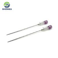China SHOMEA Medical Grade Stainless Steel 17G Coaxial Biopsy Needle with Depth Markings & Luer Lock Hub for sale