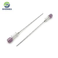 China SHOMEA Medical Grade Stainless Steel 17G Coaxial Biopsy Needle with Depth Markings & Luer Lock Hub for sale