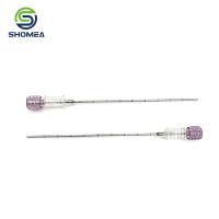 China SHOMEA Medical Grade Stainless Steel 17G Coaxial Biopsy Needle with Depth Markings & Luer Lock Hub for sale