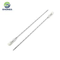China SHOMEA Medical Grade Stainless Steel 16G Chiba Needle with Markings & Luer Lock Hub for sale