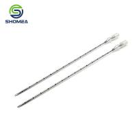 China SHOMEA Medical Grade Stainless Steel 16G Chiba Needle with Markings & Luer Lock Hub for sale