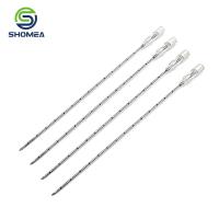 China SHOMEA Medical Grade Stainless Steel 16G Chiba Needle with Markings & Luer Lock Hub for sale