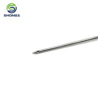 China SHOMEA Medical Grade Stainless Steel 16G Penpoint  Side-hole Needle with Sandblasted Tail for sale