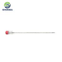 China SHOMEA Medical Grade Stainless Steel 18G Chiba Needle with Depth Markings & Luer Lock Hub for sale