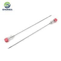 China SHOMEA Medical Grade Stainless Steel 18G Chiba Needle with Depth Markings & Luer Lock Hub for sale