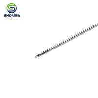China SHOMEA Medical Grade Stainless Steel 18G Chiba Needle with Depth Markings & Luer Lock Hub for sale
