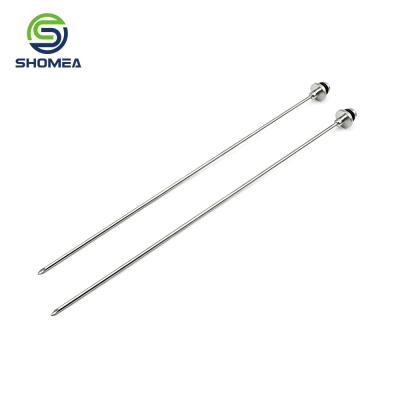 China SHOMEA Customized Stainless Steel Triple Bevel Angled Tip Needle for Food Machine for sale