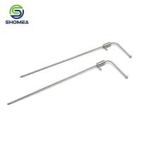 China SHOMEA Medical-Grade Stainless Steel L-Shaped Adjustable Tubing for Syringe for sale