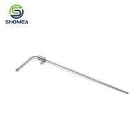 China SHOMEA Medical-Grade Stainless Steel L-Shaped Adjustable Tubing for Syringe for sale