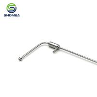 China SHOMEA Medical-Grade Stainless Steel L-Shaped Adjustable Tubing for Syringe for sale