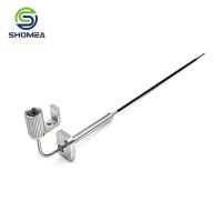 China SHOMEA Medical-Grade Stainless Steel 90° Bent Lateral Sampling Probe with High Polishing for sale