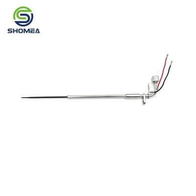 China SHOMEA Medical-Grade Stainless Steel 90° Bent Lateral Sampling Probe with Wires for sale