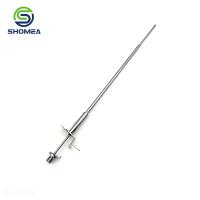 China SHOMEA Medical Grade Stainless Steel IVD Side-Port Precision Sampling Needle with Customizable Mounting Flange for sale