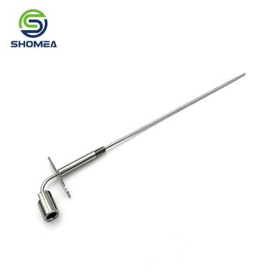 China SHOMEA Medical Grade Stainless Steel IVD Side - Port Sampling Needle with T - Handle for sale
