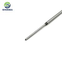 China SHOMEA Medical Grade Stainless Steel Side-Port IVD Sampling Needle with Threaded Connector & Mounting Bracket for sale