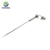 China SHOMEA Medical-Grade Stainless Steel Adjustable Puncture Needle for IVD with Fixation Flange & Knob Design for sale