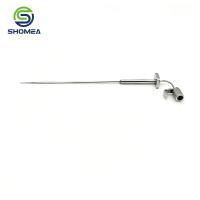 China SHOMEA Medical-Grade Stainless Steel Adjustable Puncture Needle for IVD with Fixation Flange & Knob Design for sale