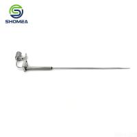 China SHOMEA Medical-Grade Stainless Steel Adjustable Puncture Needle for IVD with Fixation Flange & Knob Design for sale