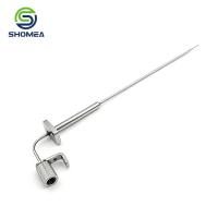 China SHOMEA Medical-Grade Stainless Steel Adjustable Puncture Needle for IVD with Fixation Flange & Knob Design for sale