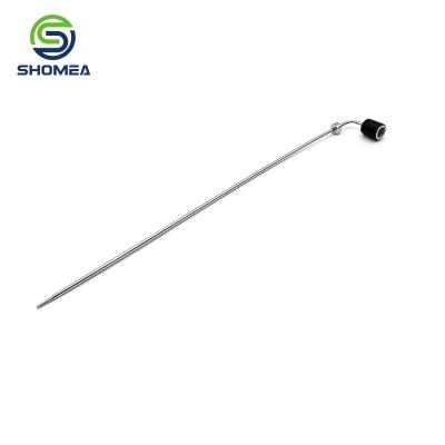 China SHOMEA Medical-Grade Stainless Steel L-Shaped Adjustable Puncture Needle for IVD with Black Knob & Fixation Sleeve for sale