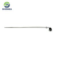China SHOMEA Medical-Grade Stainless Steel L-Shaped Adjustable Puncture Needle for IVD with Black Knob & Fixation Sleeve for sale