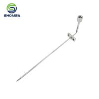 China SHOMEA Medical-Grade Stainless Steel L-Shaped Adjustable Puncture Needle for IVD with Fixation Flange & Knurled Knob for sale