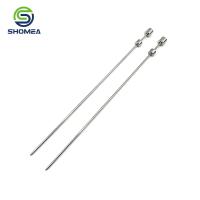 China SHOMEA Medical Grade 316L Stainless Steel IVD Micro Sampling Needle with Threaded Hub for sale