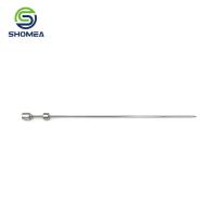 China SHOMEA Medical Grade 316L Stainless Steel IVD Micro Sampling Needle with Threaded Hub for sale