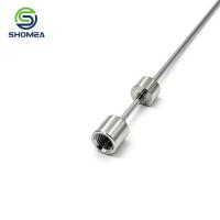 China SHOMEA Medical Grade 316L Stainless Steel IVD Micro Sampling Needle with Threaded Hub for sale