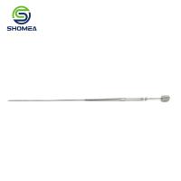 China SHOMEA Medical Grade 316L Stainless Steel IVD Micro Sampling Needle with Knurled Fixation Flange&Threaded Hub for sale