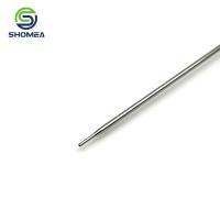 China SHOMEA Medical Grade 316L Stainless Steel IVD Micro Sampling Needle with Knurled Fixation Flange&Threaded Hub for sale