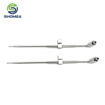 China SHOMEA Medical Grade Stainless Steel Precision Bent Sampling Needle for IVD with Fixator & Side Interface for sale