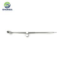 China SHOMEA Medical Grade Stainless Steel Precision Bent Sampling Needle for IVD with Fixator & Side Interface for sale