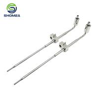 China SHOMEA Medical Grade Stainless Steel Precision Bent Sampling Needle for IVD with Fixator & Side Interface for sale