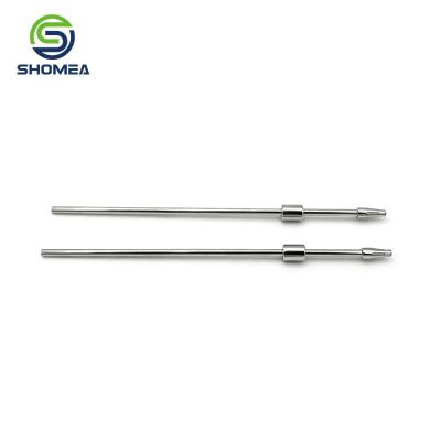 China SHOMEA Medical Grade Stainless Steel Precision Straight Sampling Needle for IVD with Flange for sale