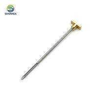 China SHOMEA Stainless Steel Single Beveled FUE Hair Transplant Needle with T - shaped handle for sale