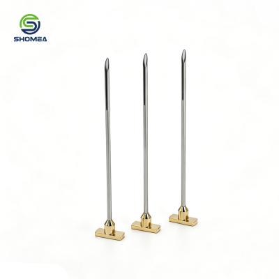 China SHOMEA Stainless Steel Single Beveled FUE Hair Transplant Needle with T - shaped handle for sale