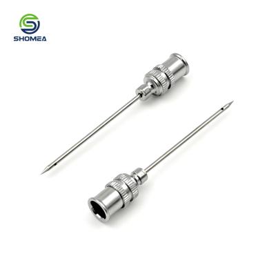 China SHOMEA Stainless Steel Flange Side-Port Injection Needle for Food Machinery for sale