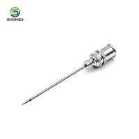 China SHOMEA Stainless Steel Flange Side-Port Injection Needle for Food Machinery for sale