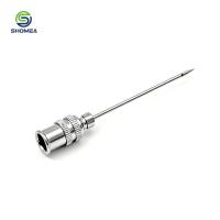 China SHOMEA Stainless Steel Flange Side-Port Injection Needle for Food Machinery for sale